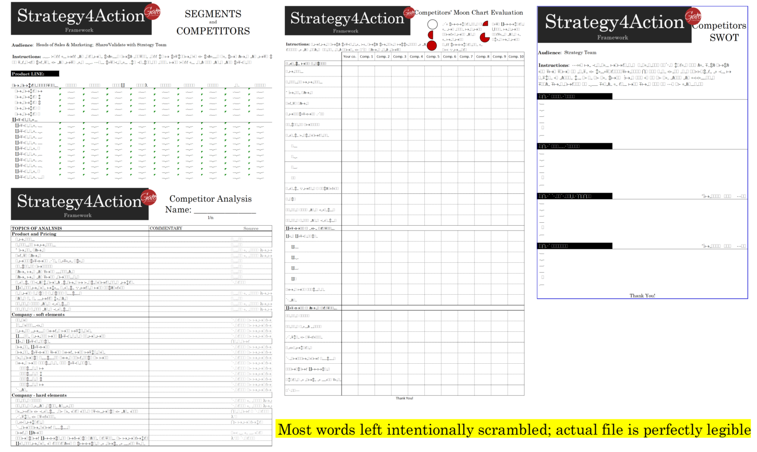 S4A1104 - External Analysis: Template for Analyzing Competitors ...